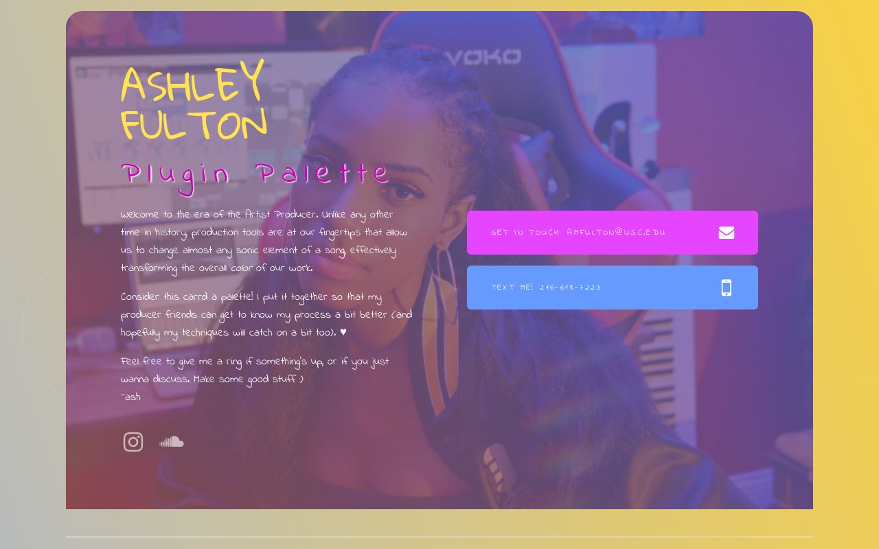 Ashley Fulton | Plugin Palette